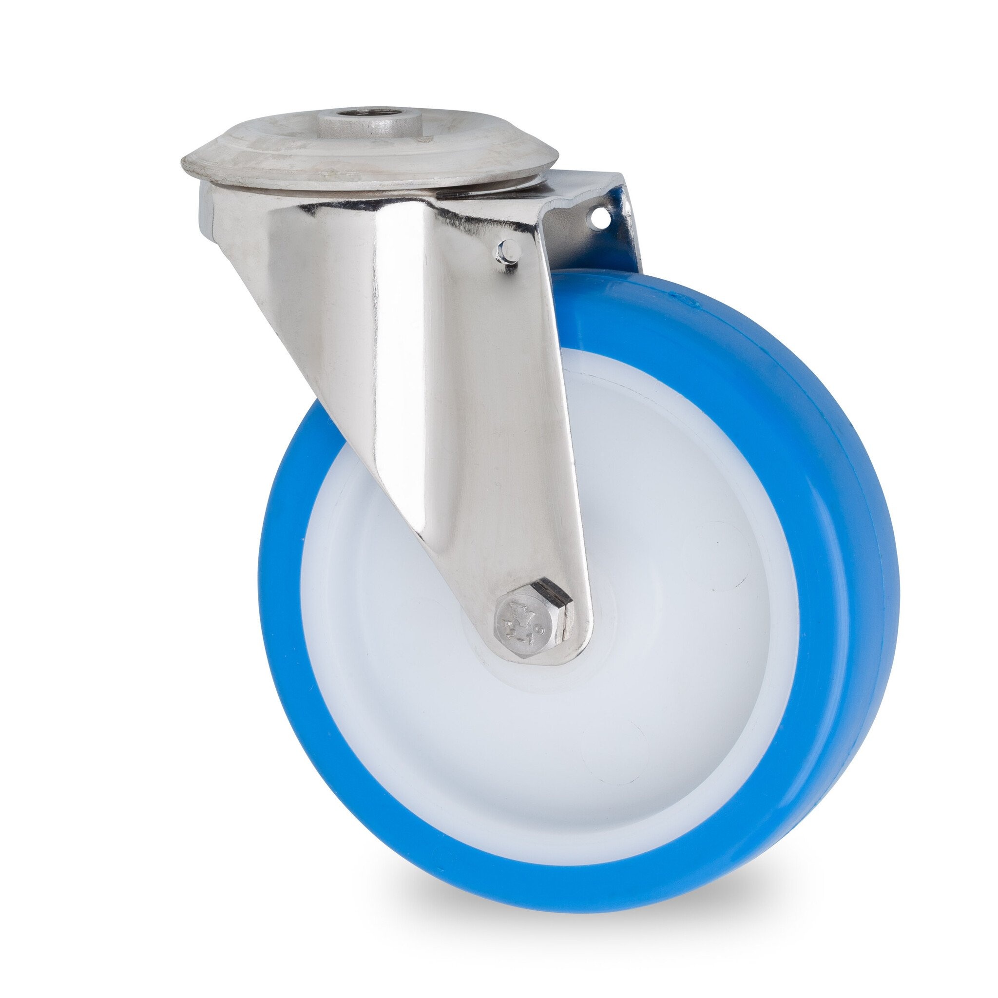 swivel castor, Ø 80 mm, injection-moulded polyurethane, 85KG ...