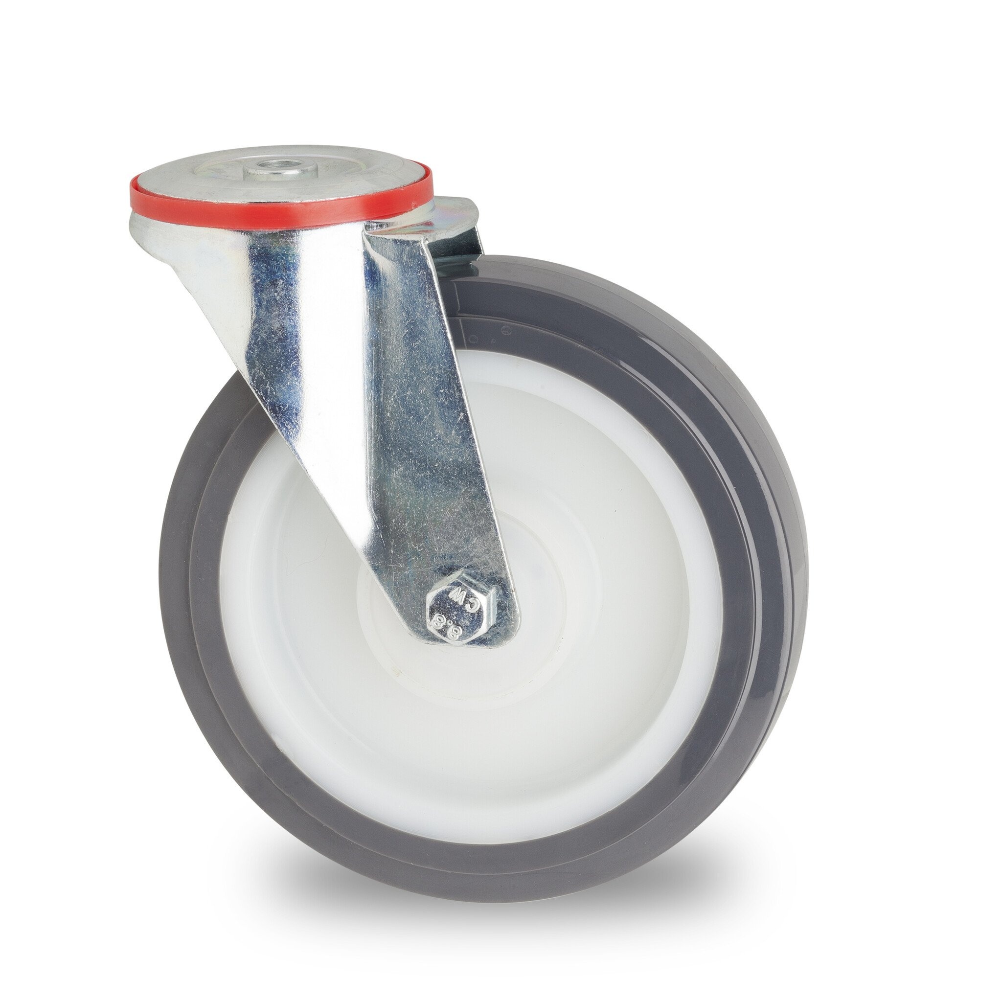 swivel castor, Ø 100 mm, injection-moulded polyurethane, 200KG ...