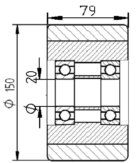 VK CK 150 079 020 S STOCKLIN - Industrialwheels.com