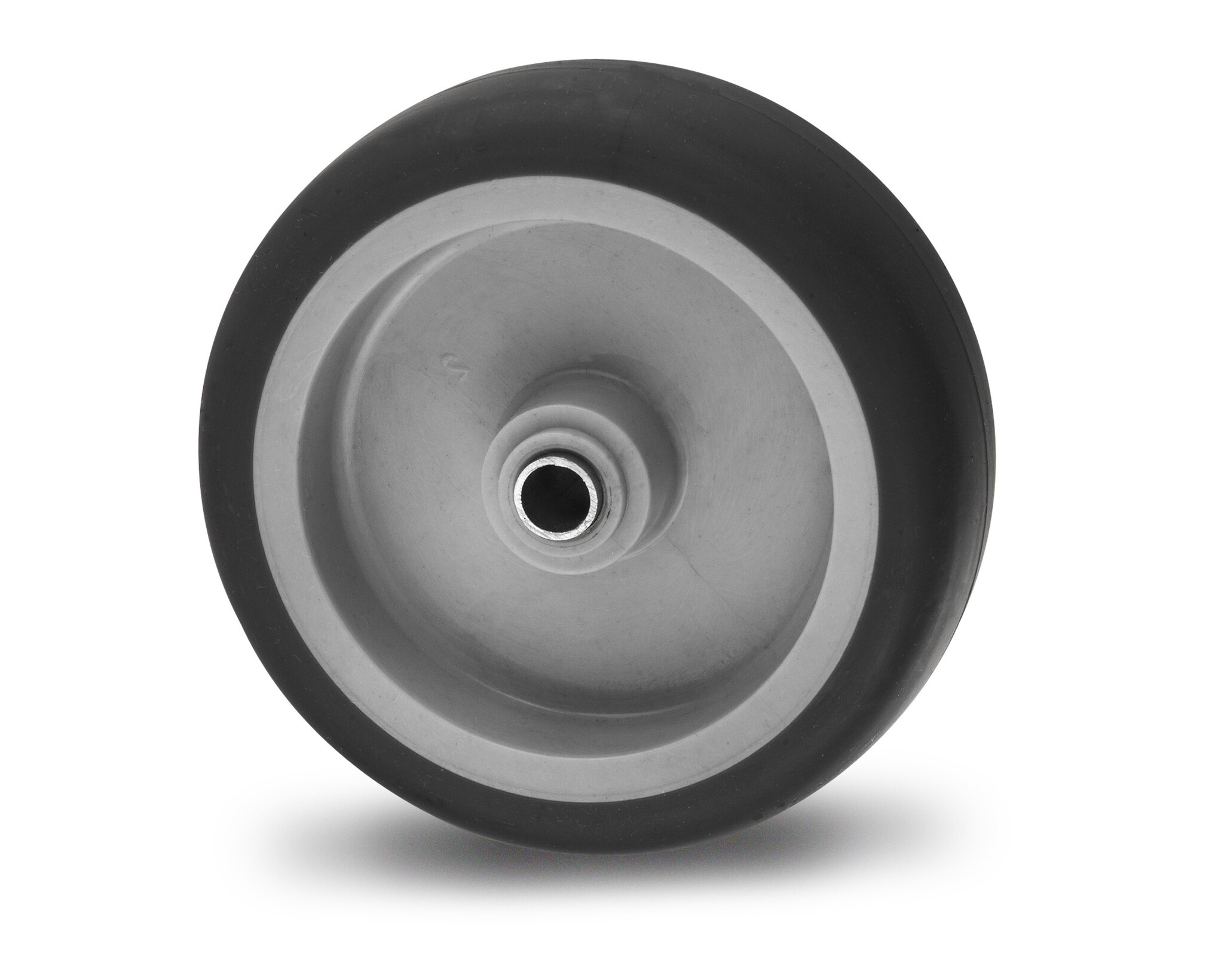 Institutional wheels wheel Ø 75 x 23mm grey rubber Load capacity 75kg ...