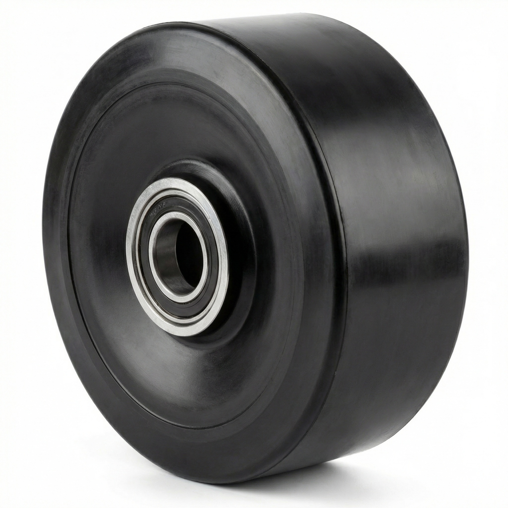 heavy duty wheel Ø 300 x 100mm elastic rubber tires Load capacity ...
