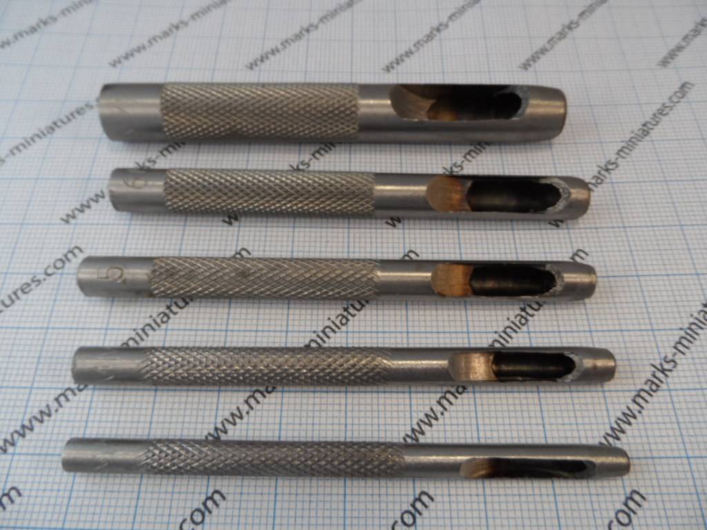 Hole Punch Set - 5 pcs - Mark's Miniatures