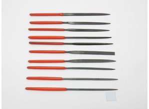 Needle files set 100mm mini - 10 pcs - Mark's Miniatures
