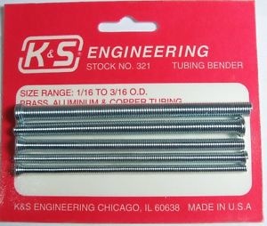 Bending springs for tubes - Mark's Miniatures