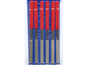 Diamond flat file set # 40, # 60, # 150, # 240, # 400, # 600 - Mark's ...