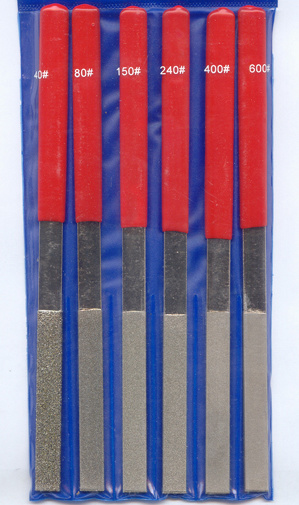 Diamond flat file set # 40, # 60, # 150, # 240, # 400, # 600 - Mark's ...