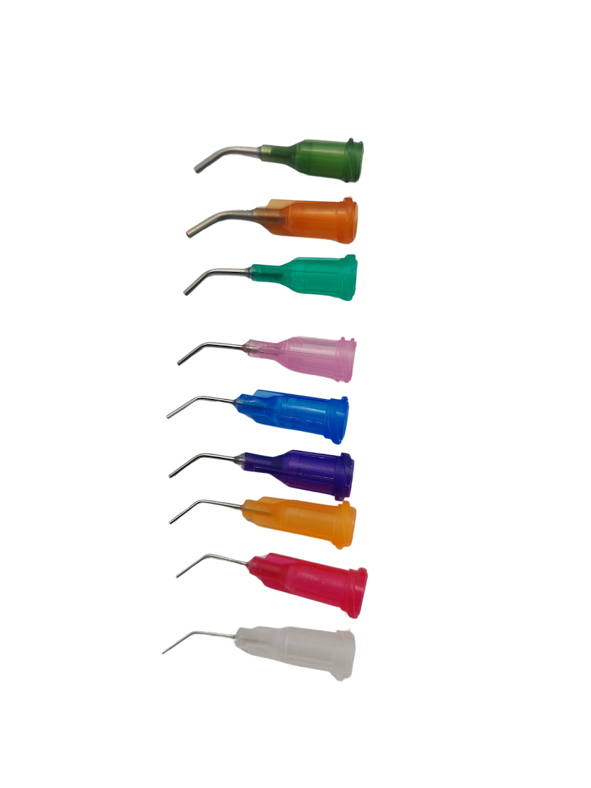 Glue/liquid applicator with metal tube - curved - Mark's Miniatures