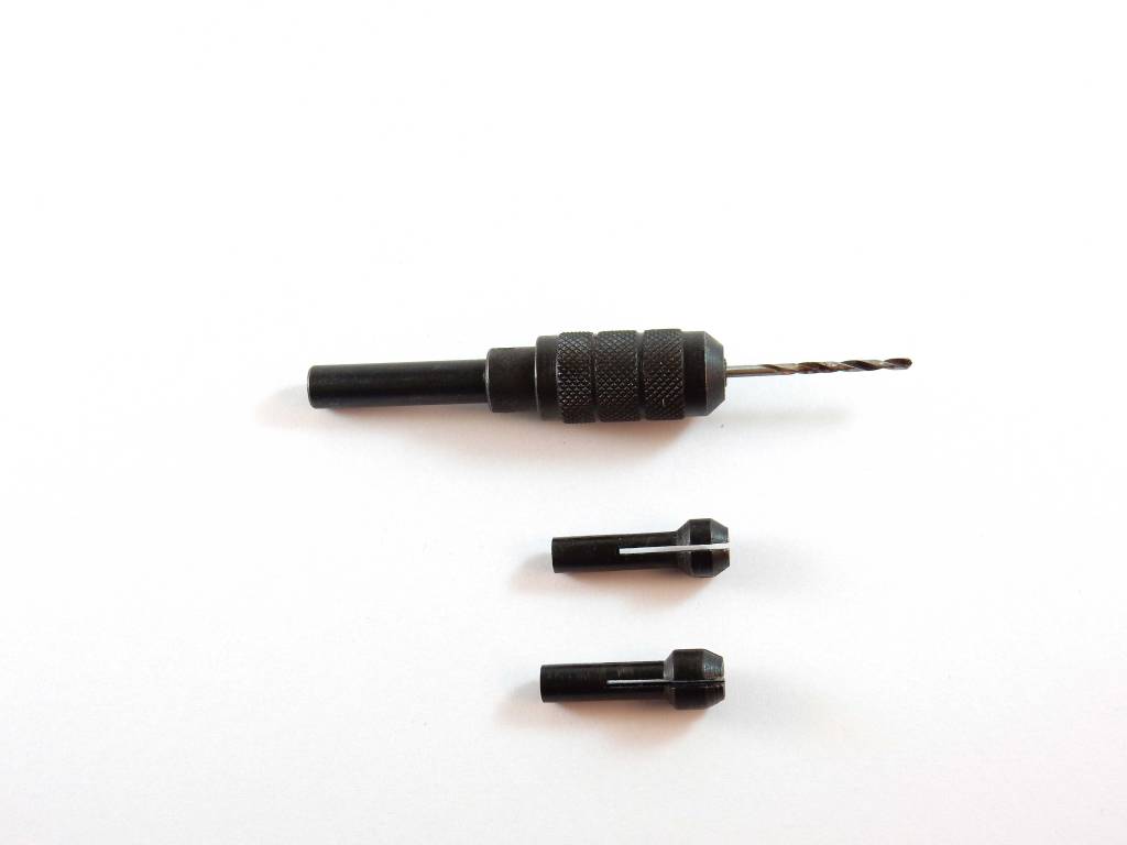 Mini collet holder with 3 collets - Mark's Miniatures