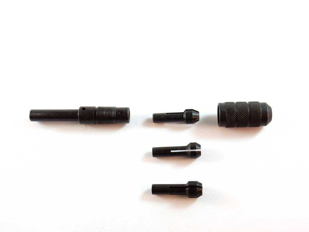 Mini collet holder with 3 collets - Mark's Miniatures