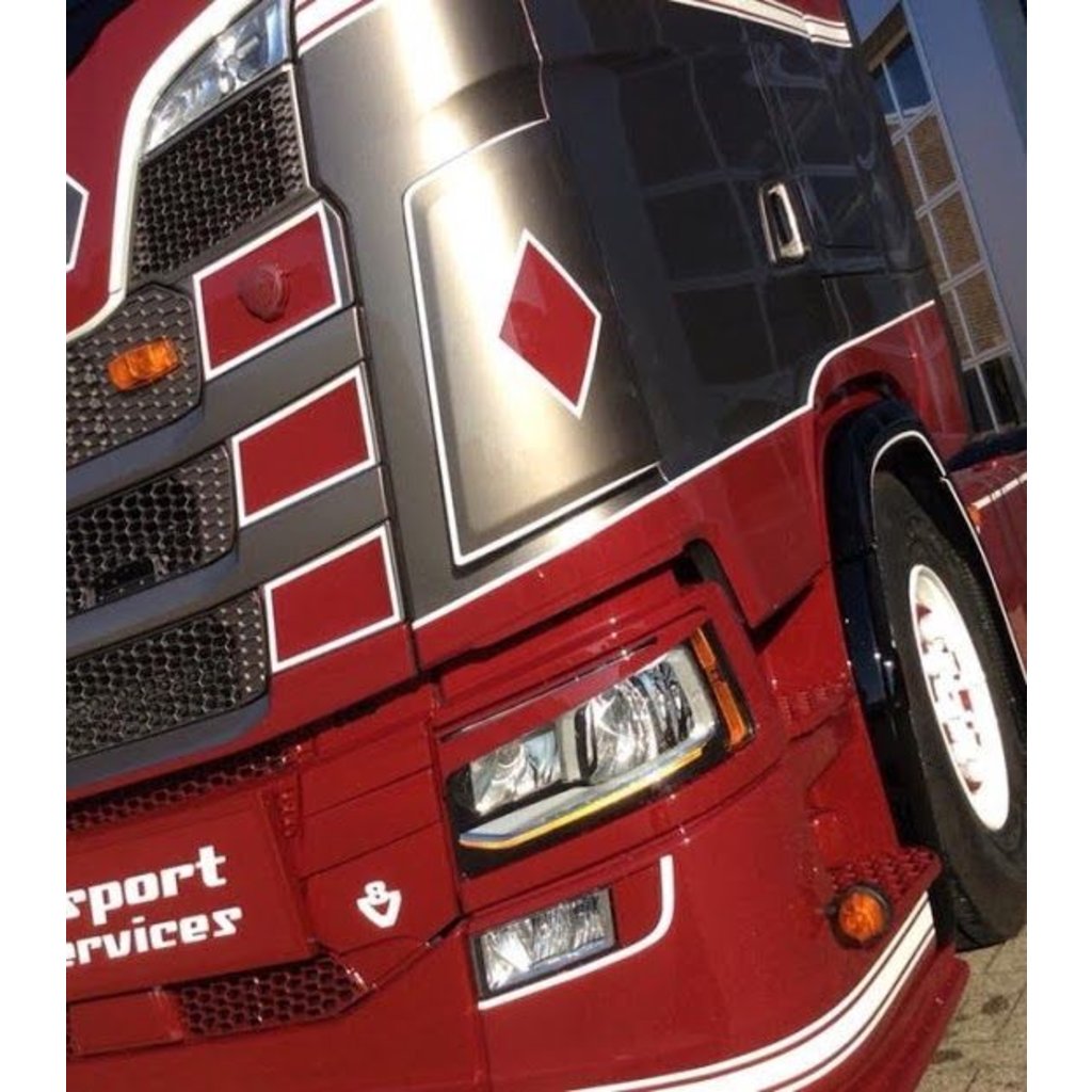 Eyebrows for Scania Nextgen Headlights - Go-in-Style.nl