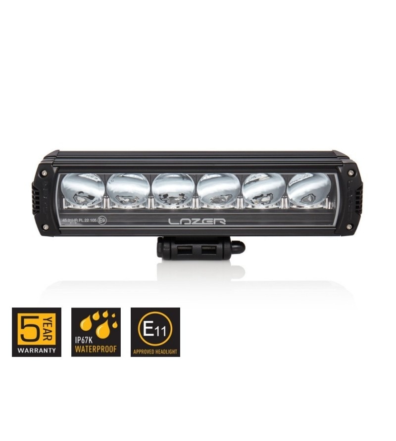 Feu de route Lazer Triple-R 850 noir avec feu de position 322 mm - Go ...