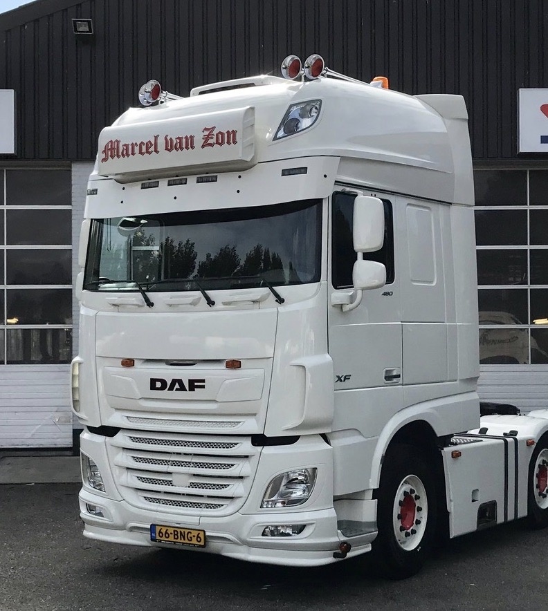 Visière Fox Parts DAF Super Space Cab 29,5 cm - Go-in-Style.nl