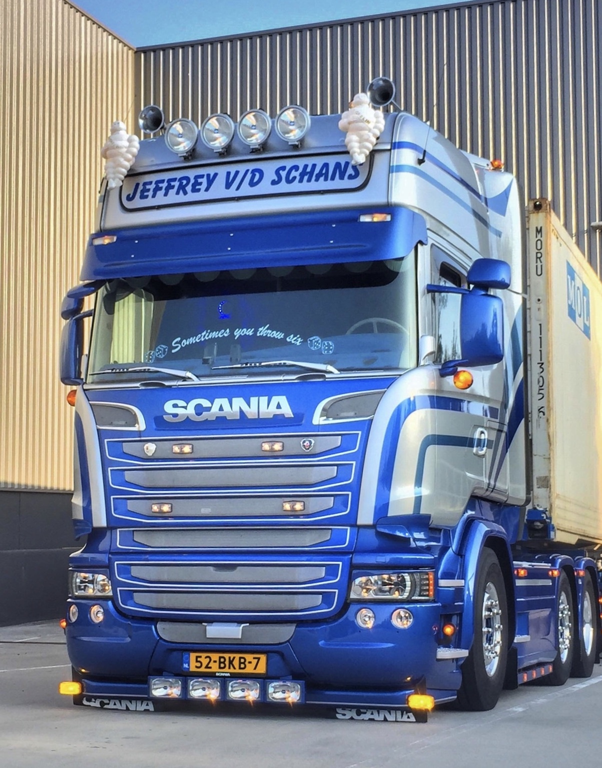 LED Lightsign 164x25cm for Scania Topline cab - Go-in-Style.nl
