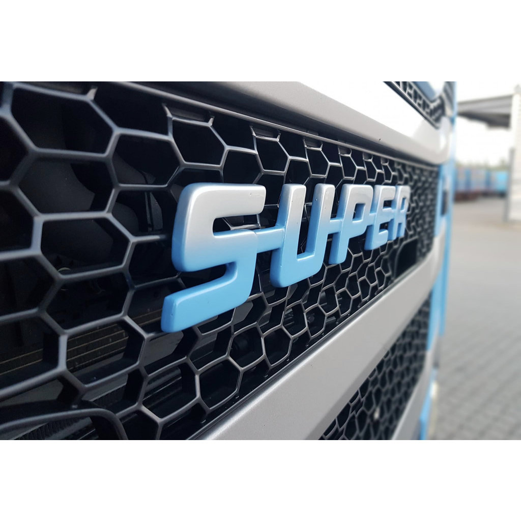 Scania SUPER emblem, polyester or Stainless steel - Go-in-Style.nl