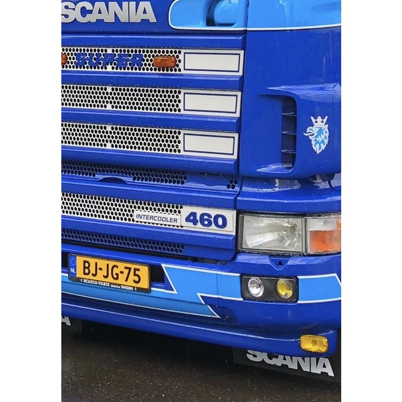 Scania SUPER emblem, polyester or Stainless steel - Go-in-Style.nl