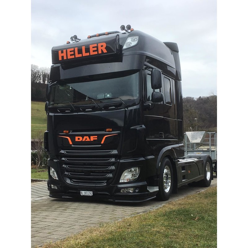 Stainles Lightboard Brackets for DAF Super Space Cab - Go-in-Style.nl