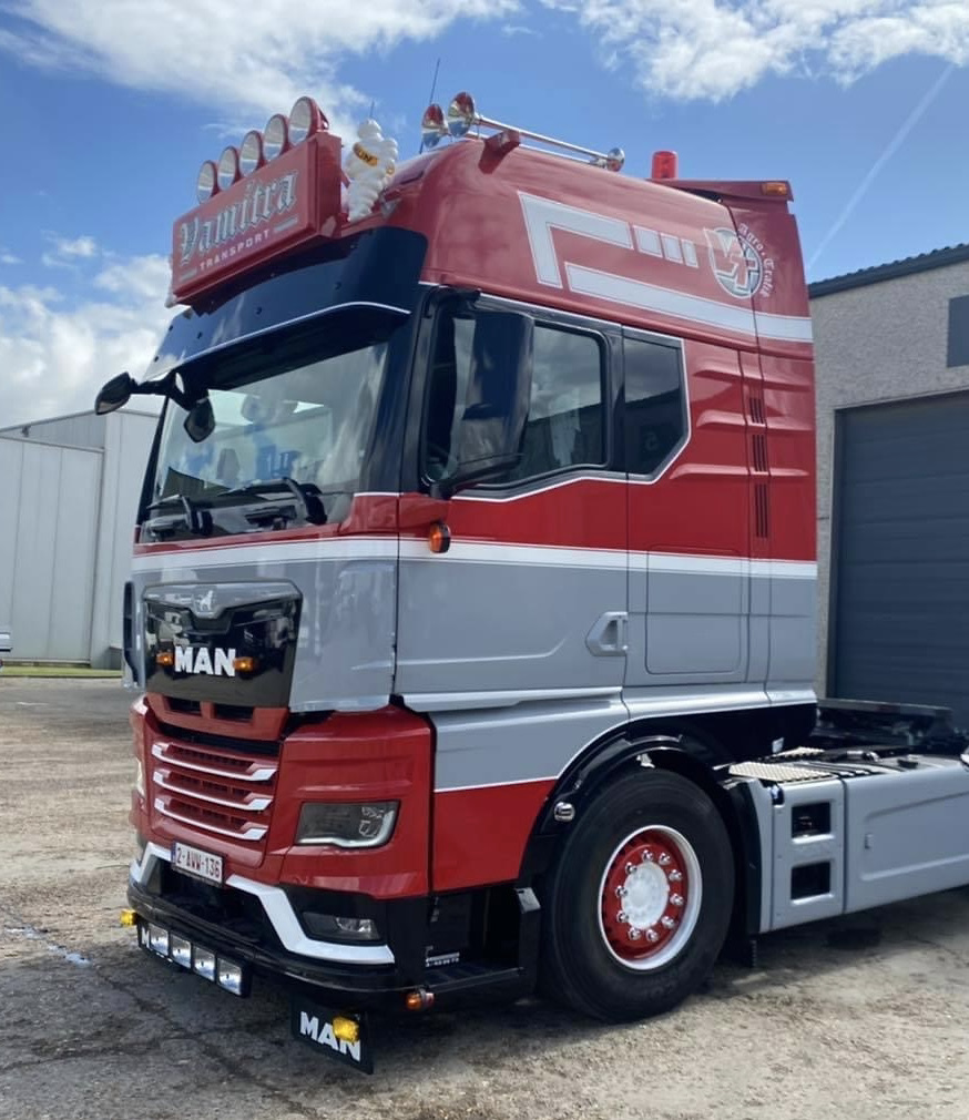 Visière Fox Parts en aluminium pour MAN TGX 2021 - Go-in-Style.nl