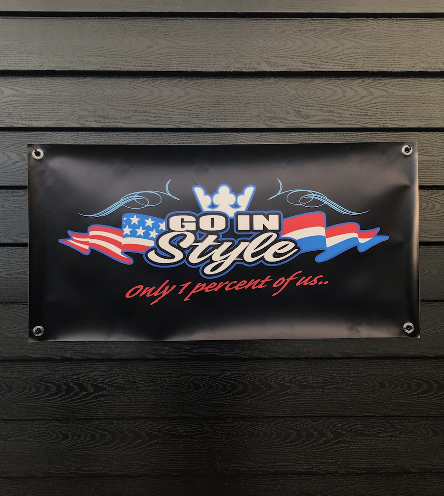 GIS Shopbanner 100 × 50 cm - Go-in-Style.nl