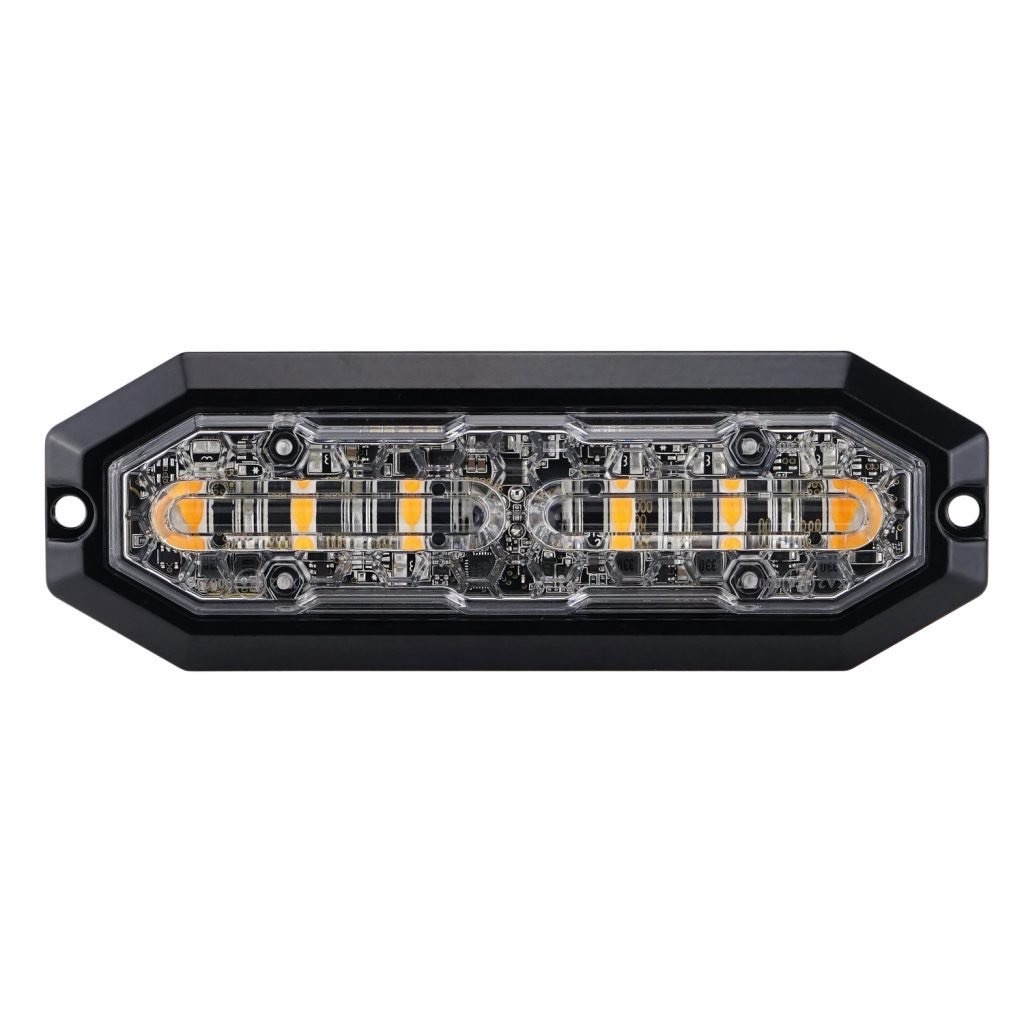 Strands 6-LED Strobe Amber - 12/24v - Go-in-Style.nl