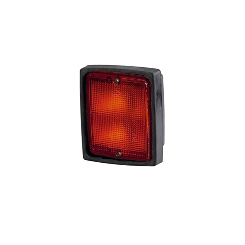 Hella square tail light red/orange - Go-in-Style.nl
