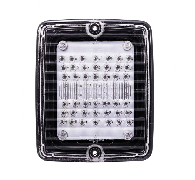 Strands Izeled square fog light bright glass - Go-in-Style.nl
