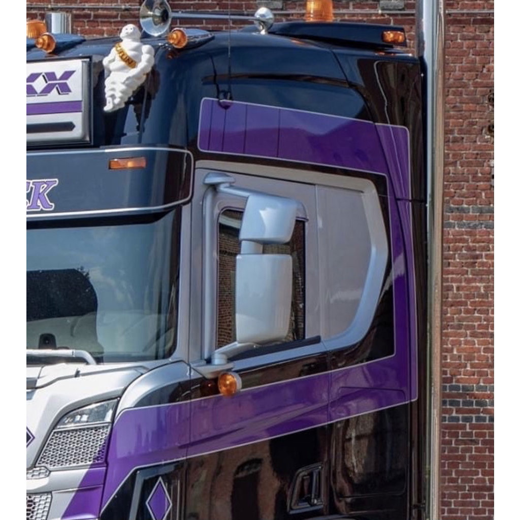 Side window deflectors Scania NextGen - Go-in-Style.nl
