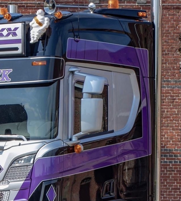 Side window deflectors Scania NextGen - Go-in-Style.nl