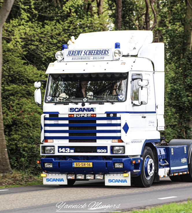 Scania mud flap white (1 piece) - Go-in-Style.nl