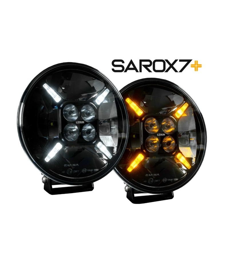 LEDSON Sarox7+ verstraler met oranje / wit positielicht - Go-in-Style.nl