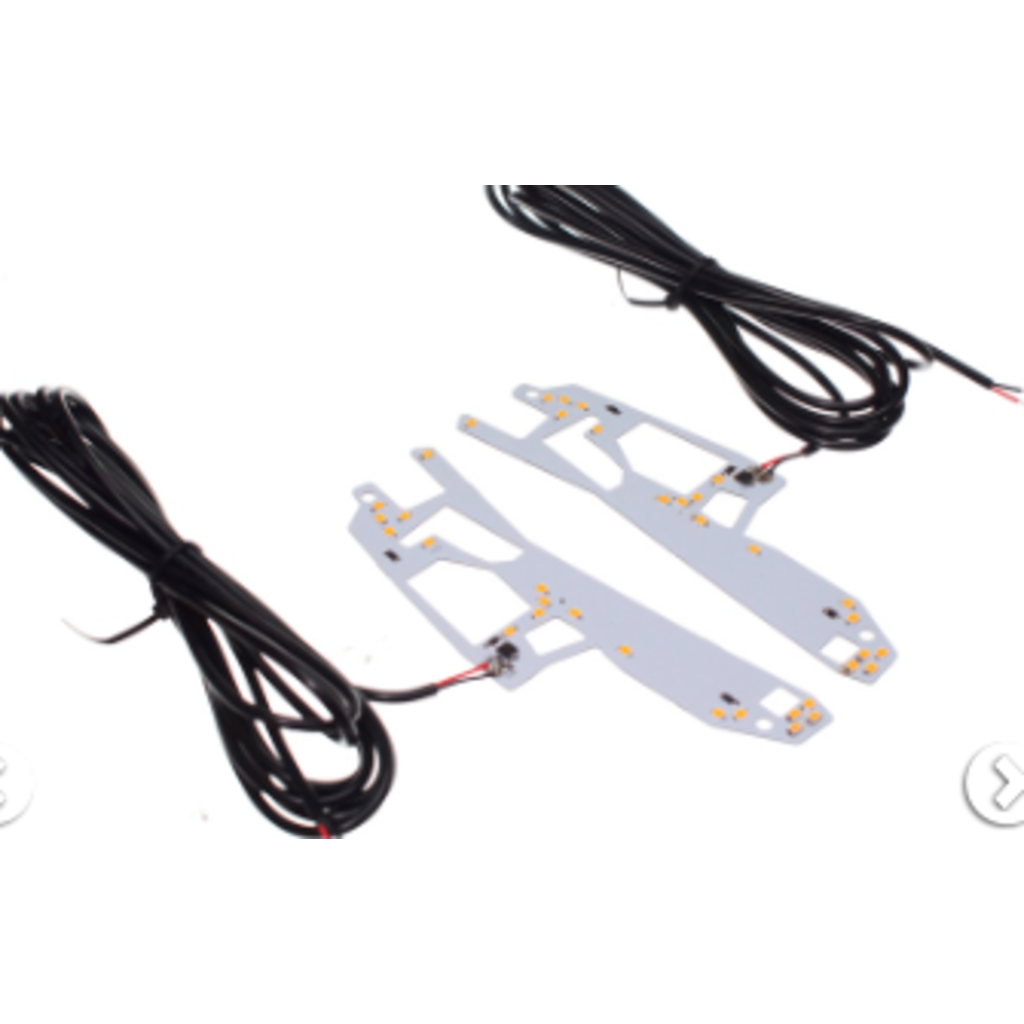 Orange/vitt LED-positionsljus för dimljus, Scania R/S - Go-in-Style.nl