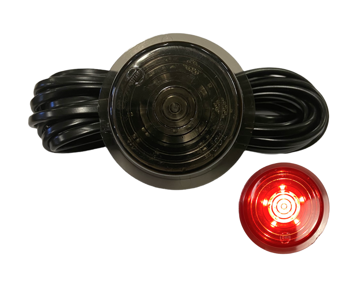 Gylle Black-Line sidemarker - Red - Go-in-Style.nl