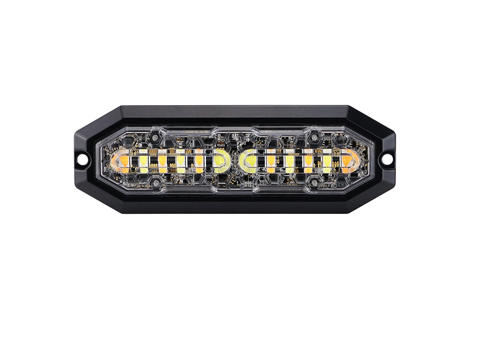 Feu de grille 12 LED clignotante Strands orange/blanc 12-24 V - Go-in ...