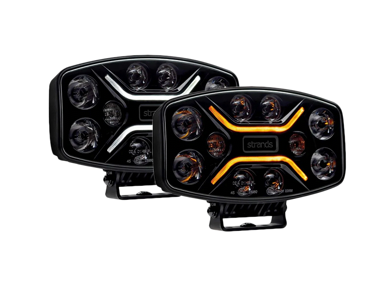 Strands Dark Knight Insane Full LED driving light - Go-in-Style.nl