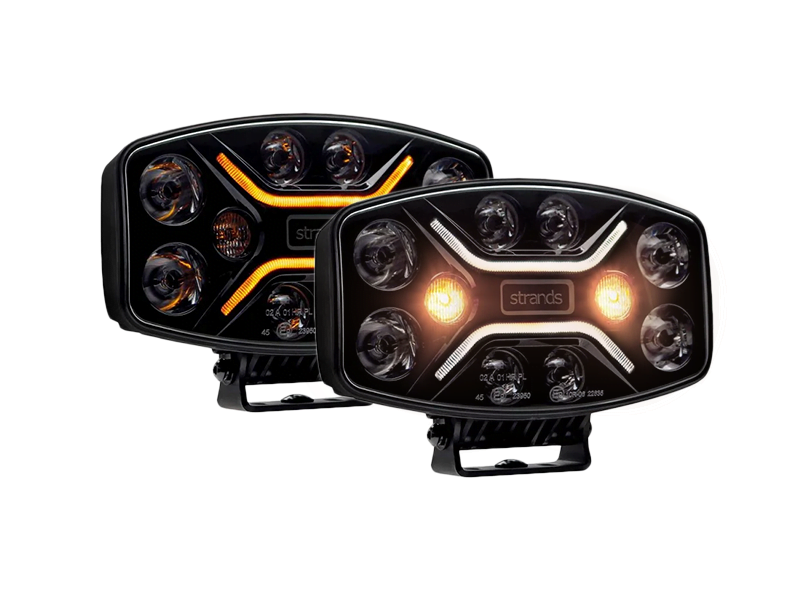 Strands Dark Knight Insane Full LED driving light - Go-in-Style.nl