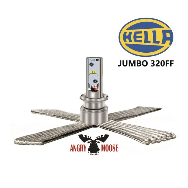 Hella Jumbo 320 driving light replacement set Full LED - Go-in-Style.nl