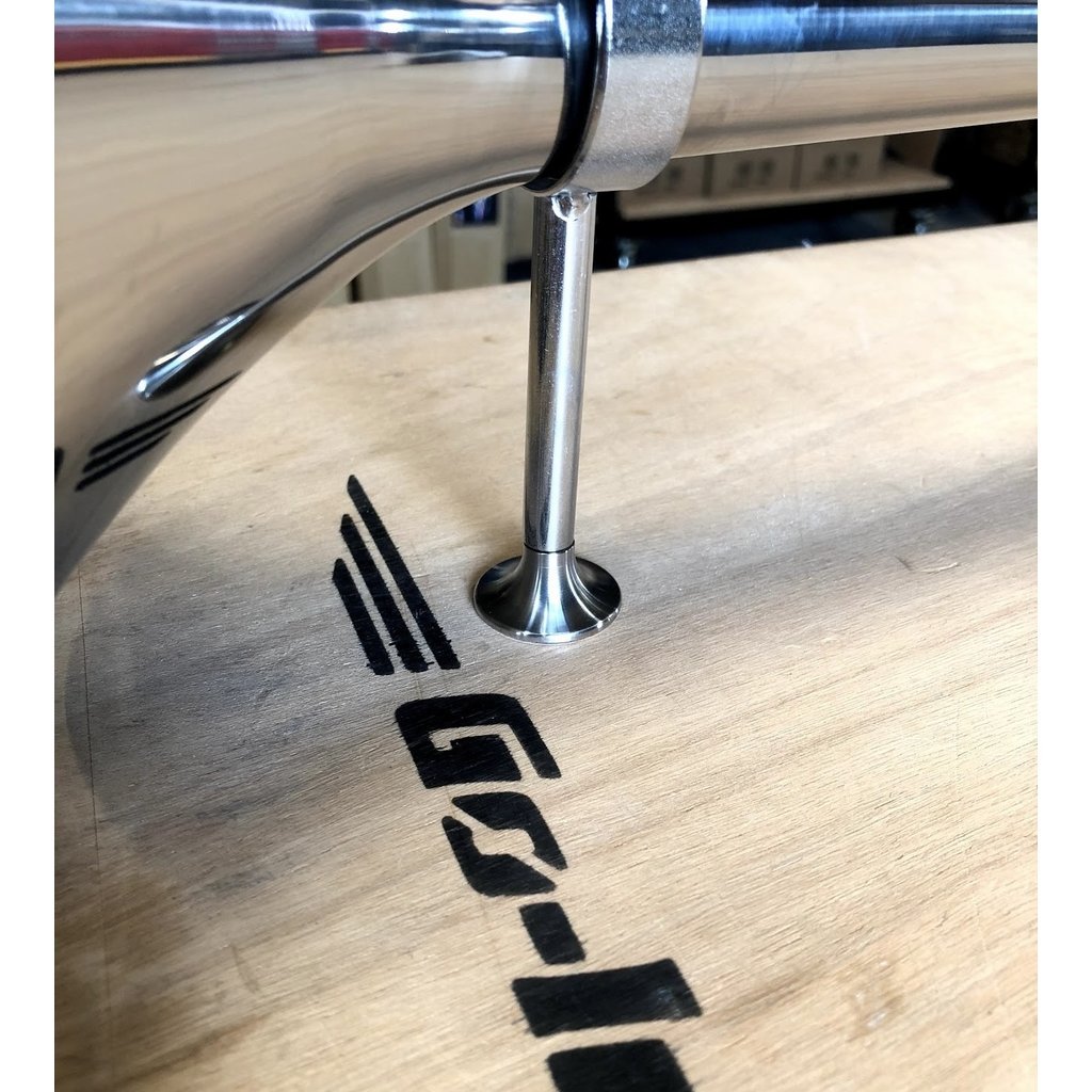 Stainless steel airhorn extension for Nedking - Go-in-Style.nl