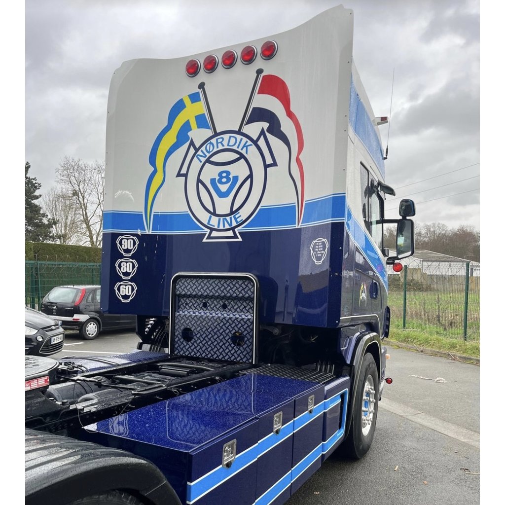 Achterwand voor Scania Topline - Go-in-Style.nl