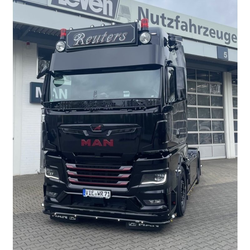 Turbo Truckparts splitter for MAN TGX - Go-in-Style.nl