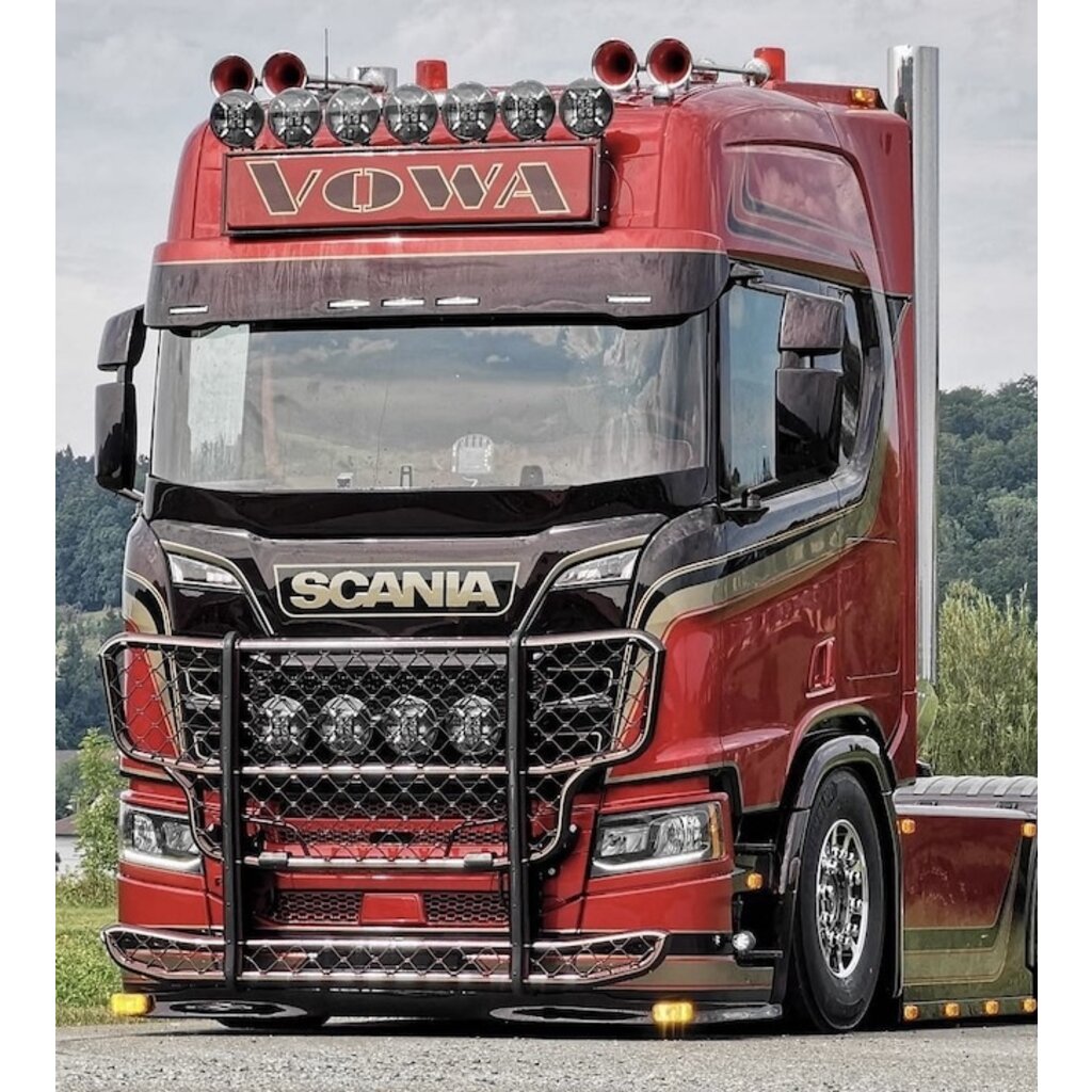 Solarguard Sunvisor Scania Nextgen with 5 lightholes in the bottom ...