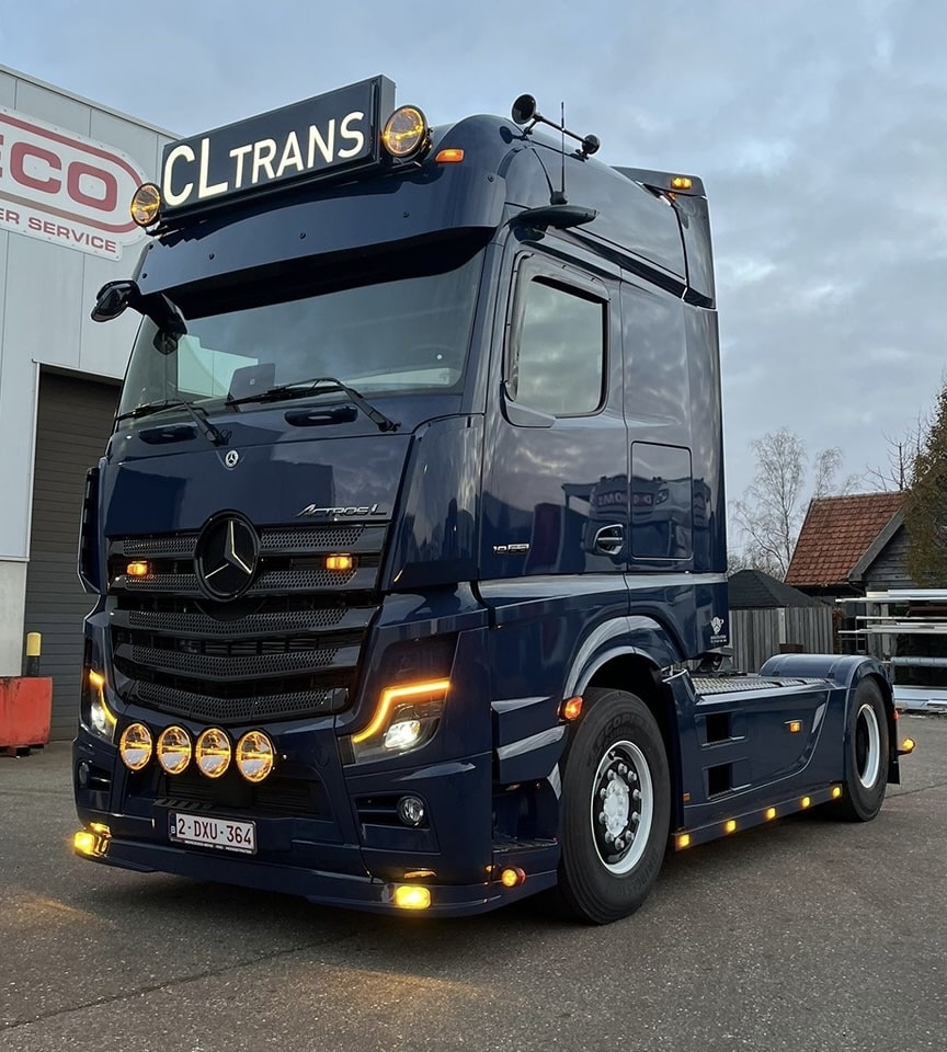Solarguard bumper spoiler Mercedes-Benz Actros - Go-in-Style.nl