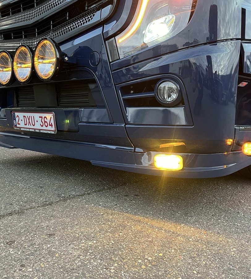 Solarguard bumper spoiler Mercedes-Benz Actros - Go-in-Style.nl