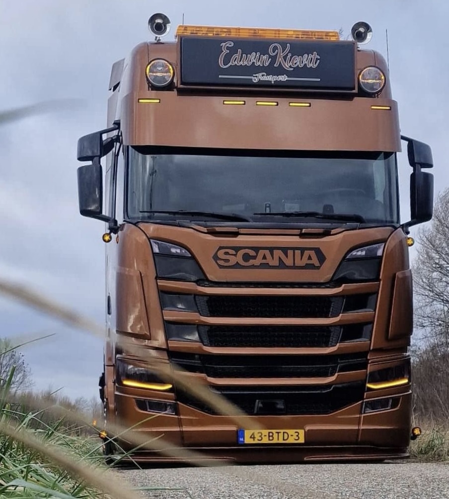 Fox Parts sunvisor Scania NG 45 cm (5 toplights new type) straight ...