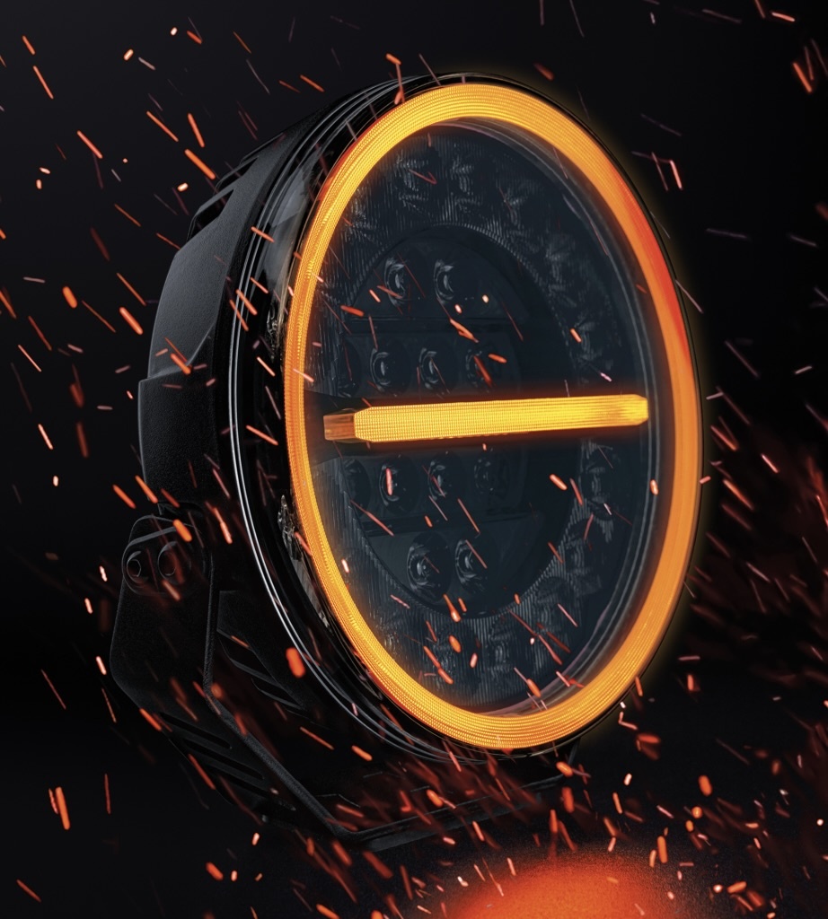 Feu de route Full LED Strands Firefly 9" - Go-in-Style.nl