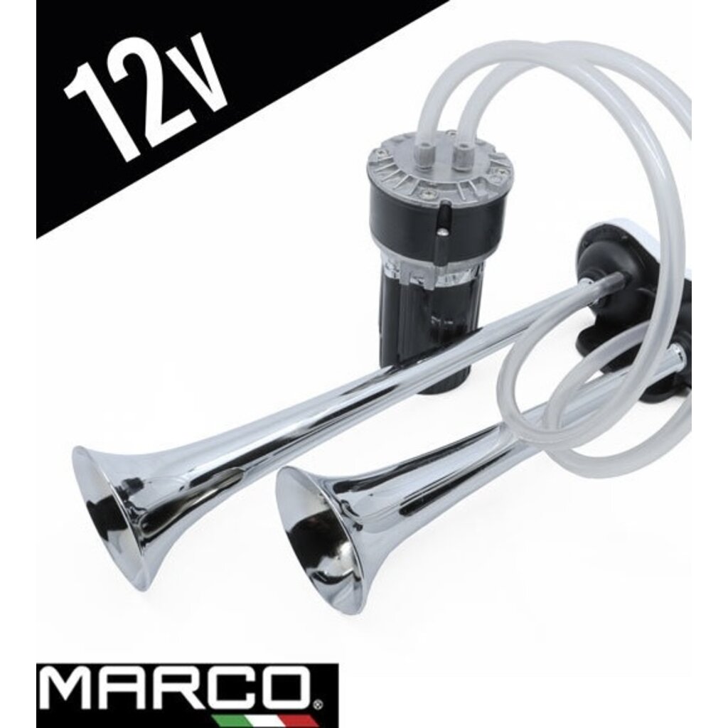Italienische Hupe mit 12-Volt-Kompressor - Go-in-Style.nl