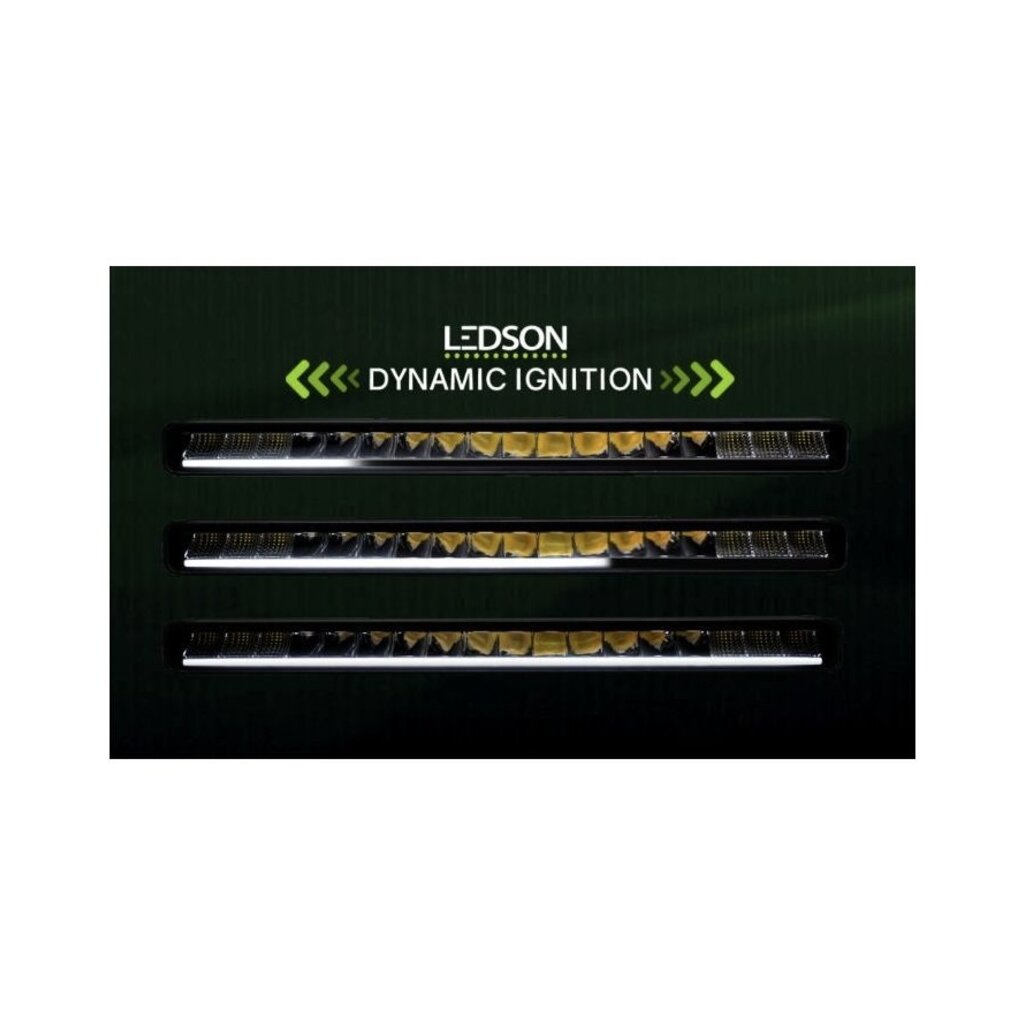 LEDSON Orbix+ LED bar 14" 60W wit/amber positielicht - Go-in-Style.nl