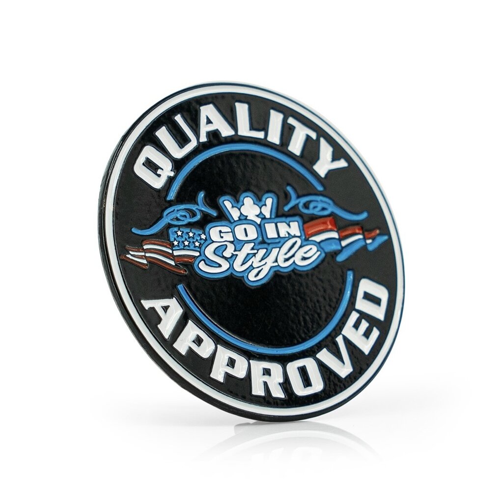 Quality Approved Pin - Go-in-Style.nl