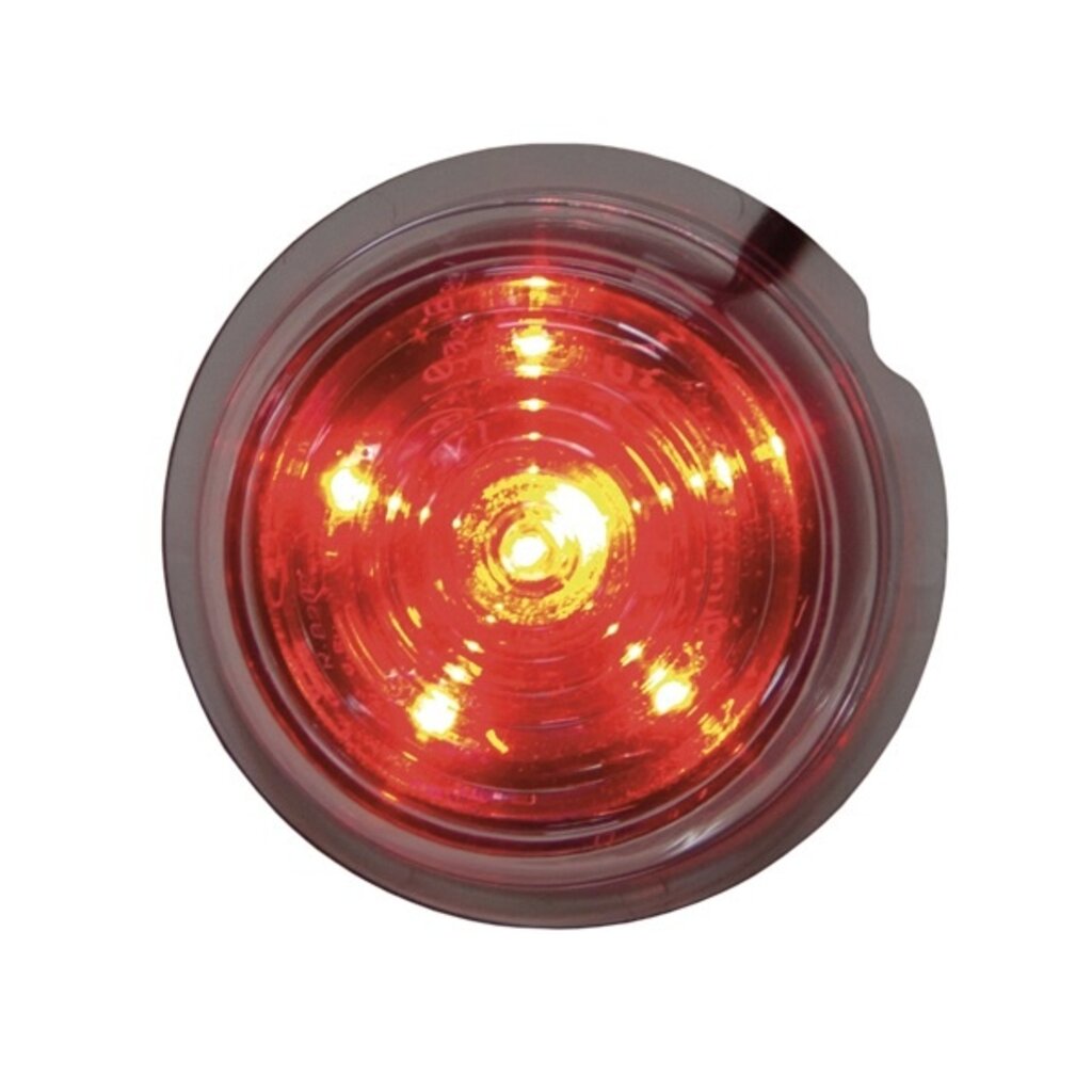 Strands Viking width lamp red clear glass LED - Go-in-Style.nl