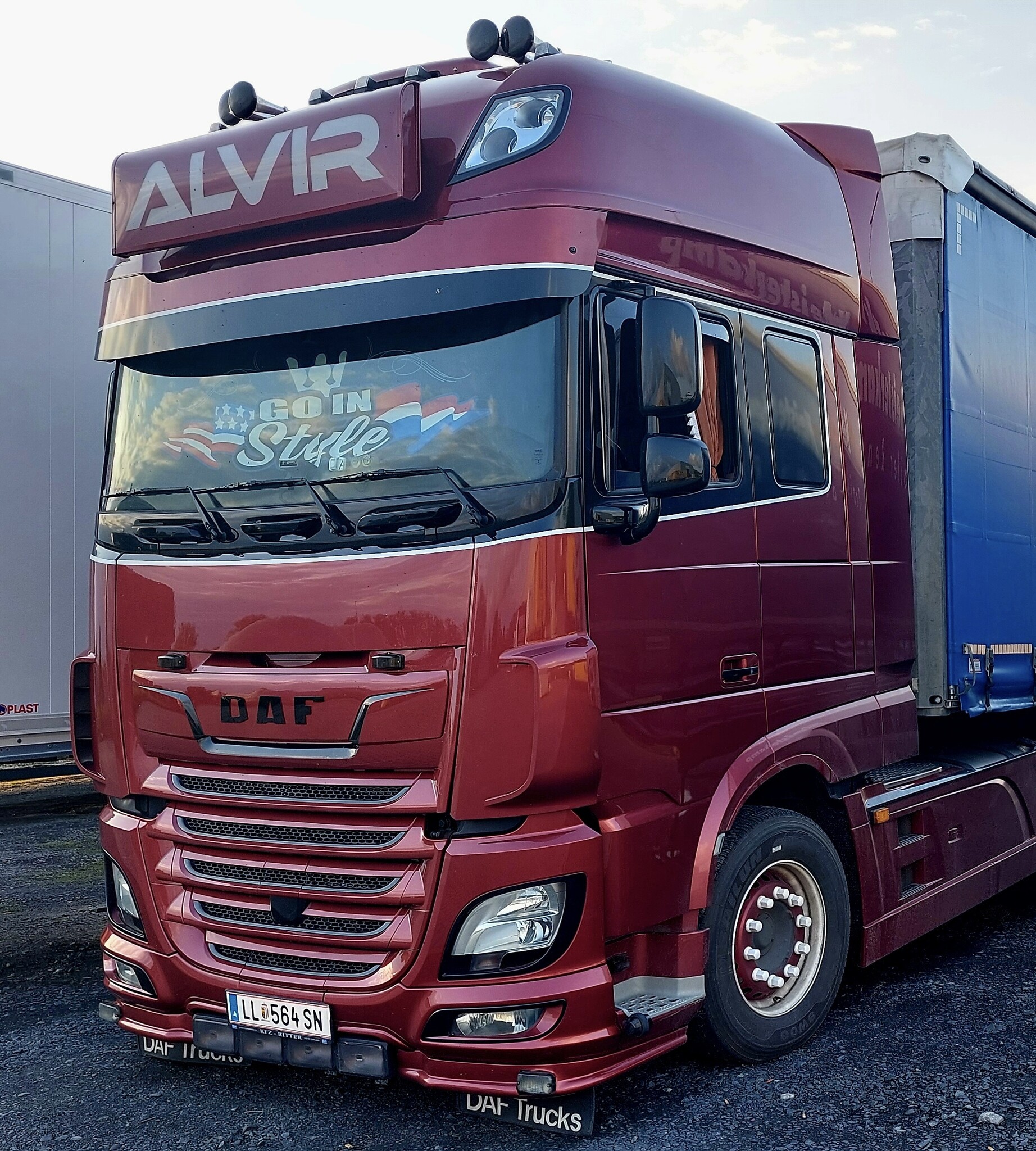 Daf XF Kotflügelverbreiterung (Satz) - Go-in-Style.nl