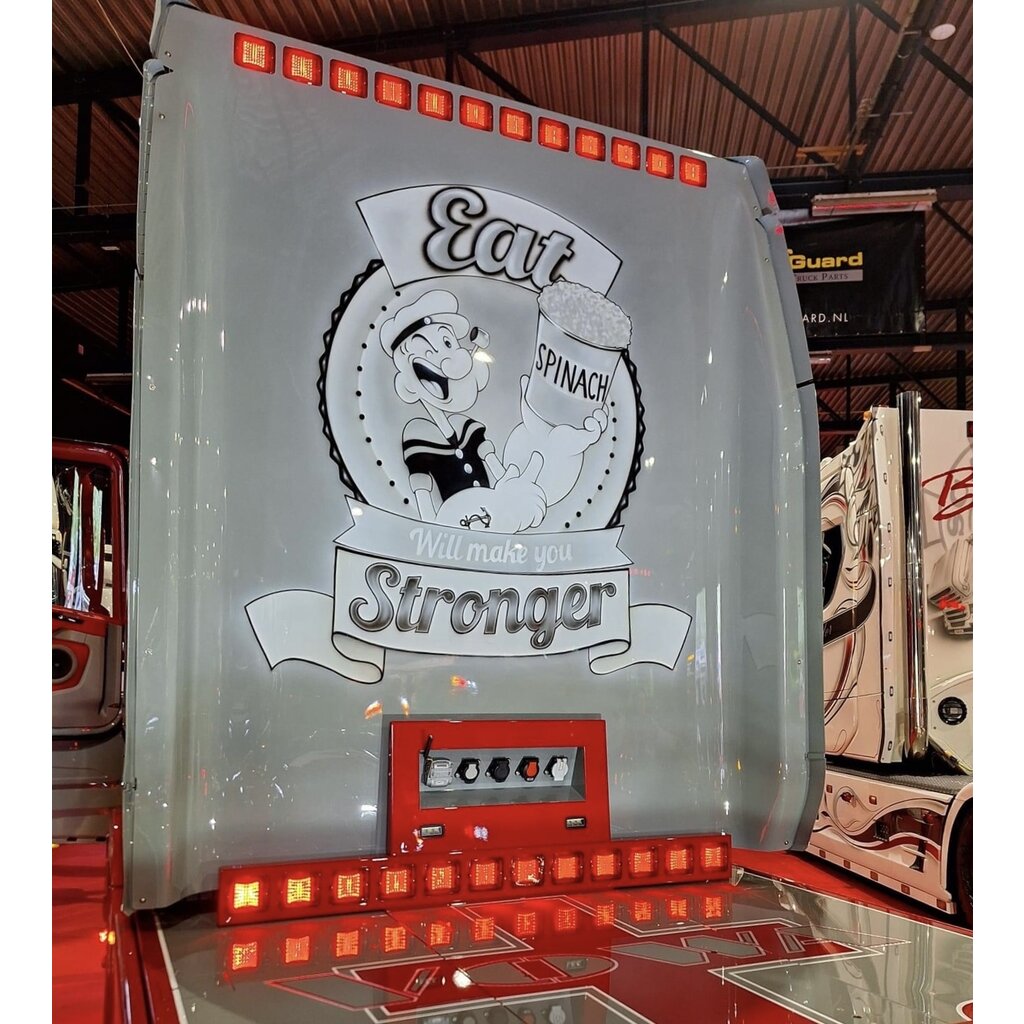 Glasfiber backplate for Scania Nextgen S - NGS - Go-in-Style.nl