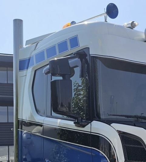 Side window deflectors Scania NextGen - Go-in-Style.nl